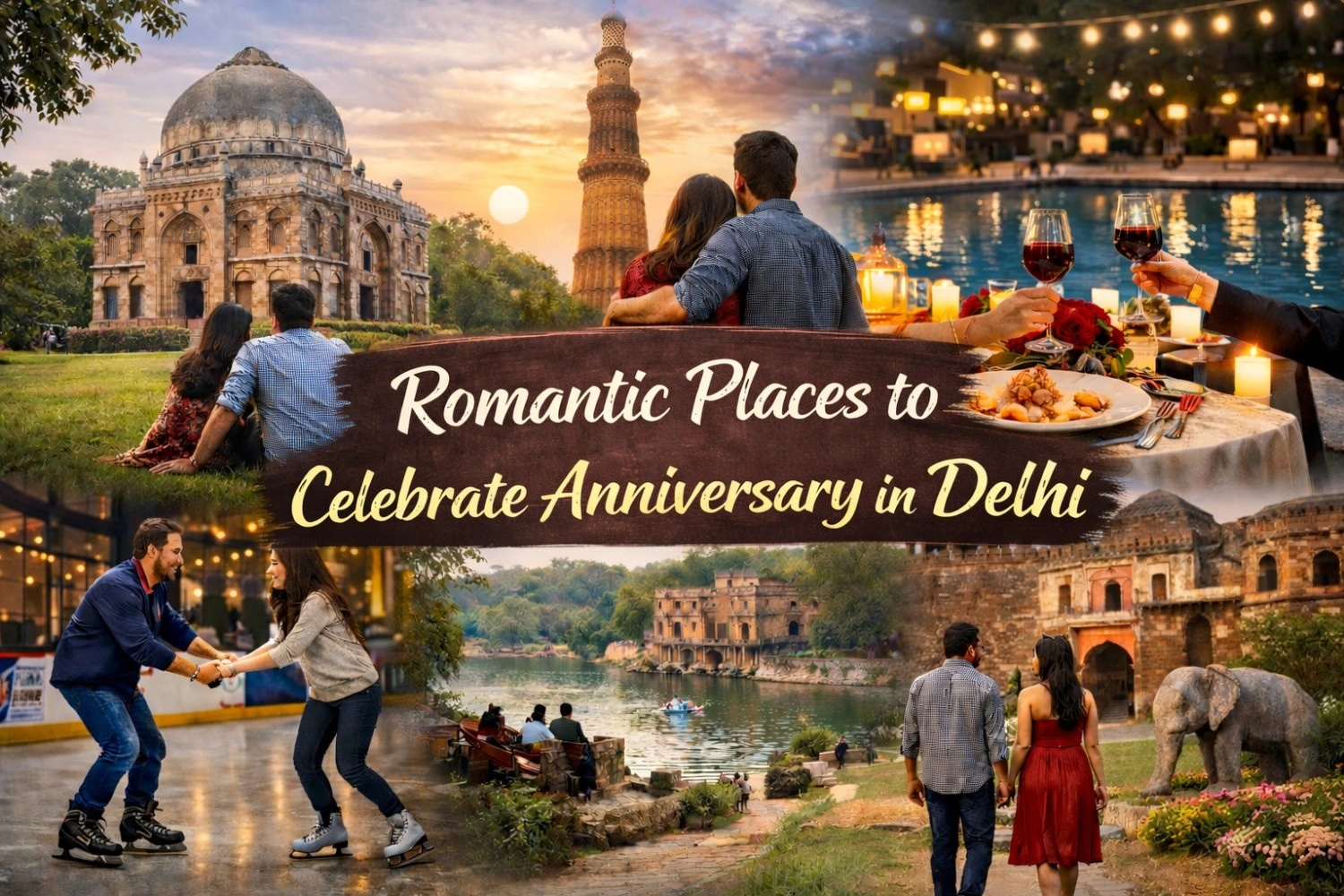 20+ Most Romantic Places in Delhi for Couples to celebrate anniversary